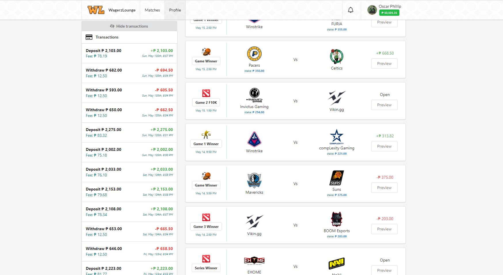 GitHub - matthewmics/sports-esports-betting-system: An online Sports/E-Sports betting Application