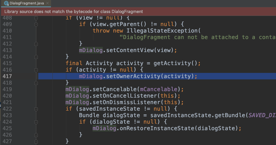 使用 DialogFragment 报错，找不到 setOwnerActivity · Issue #115 · Tencent/Shadow · GitHub