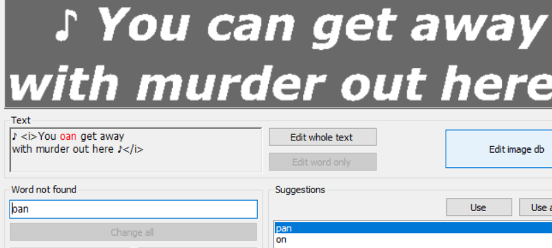 Unable to let OCR recognize italic c in binary image compare mode; always takes it as o · Issue ...