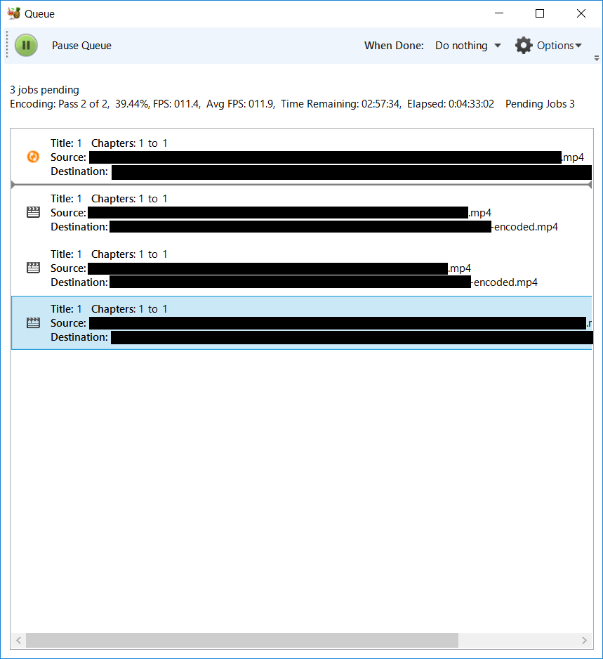 Finished jobs reappear when queue list item is moved around · Issue #854 · HandBrake/HandBrake ...