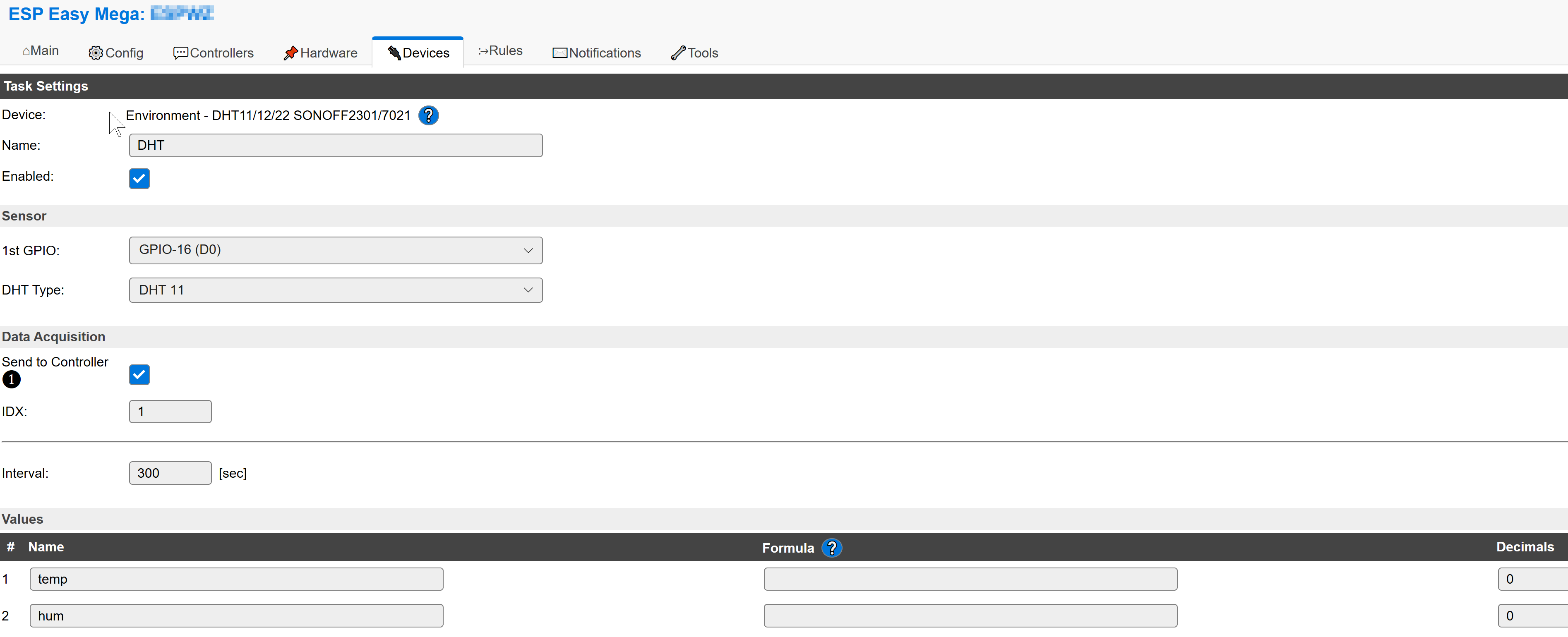 Environment - DHT11/12/22 SONOFF2301/7021" only sends the first valuename · Issue #1892 ...