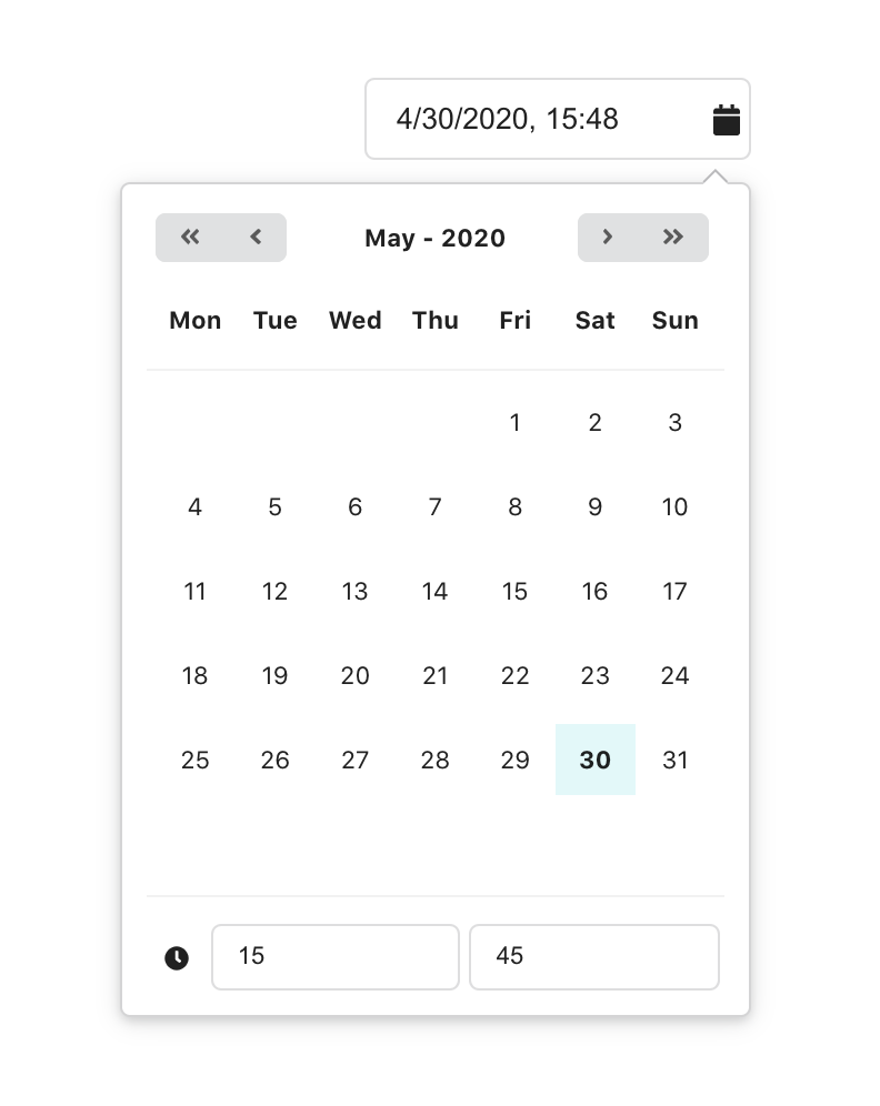 Datetime picker reactjs Npm