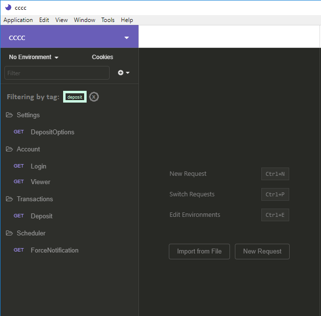 [Feature Request] Add tags to requests for quick context switch · Issue #1016 · Kong/insomnia ...