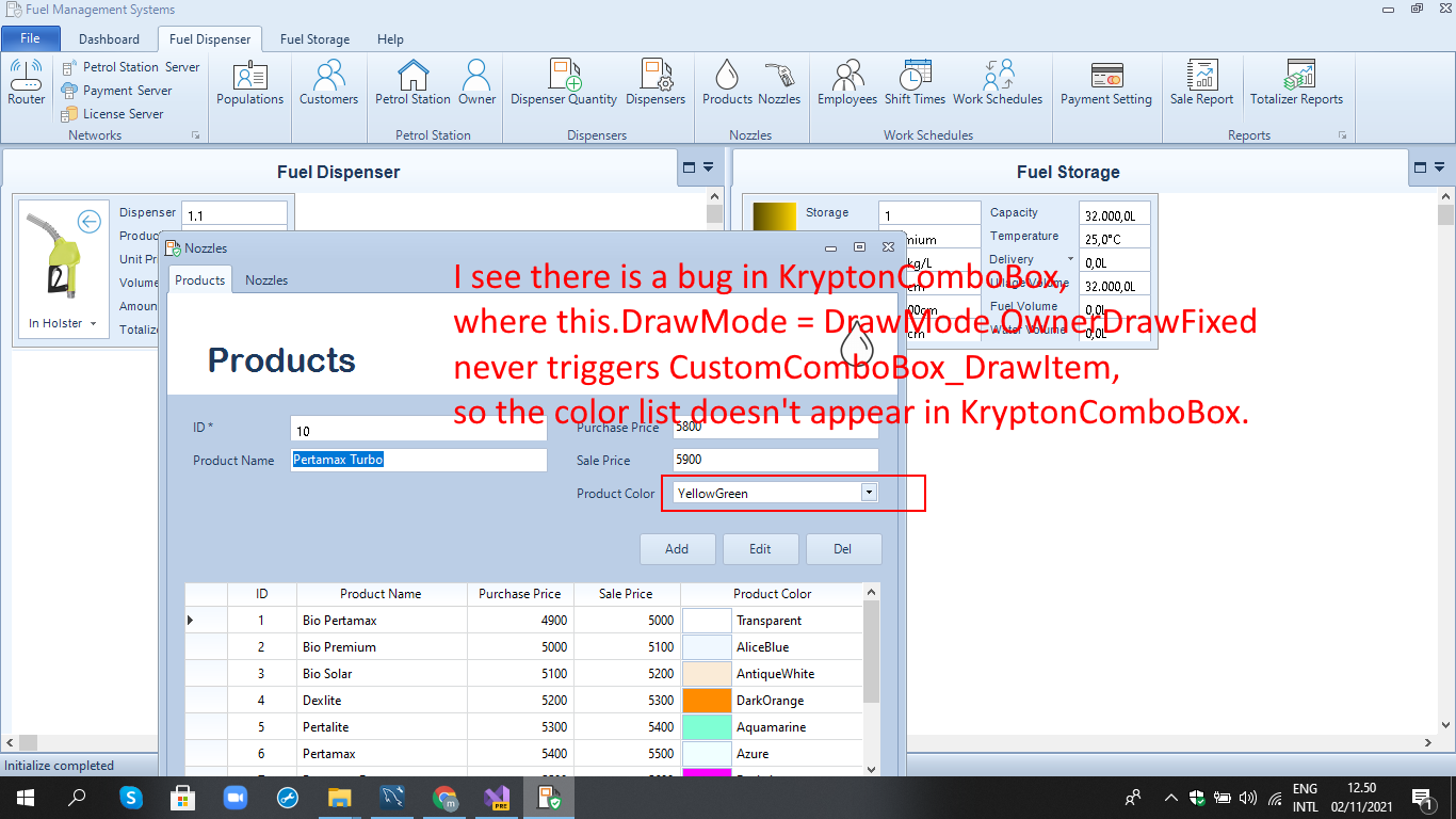 [Bug]: Colors ComboBox problem · Issue #362 · Krypton-Suite/Standard-Toolkit · GitHub