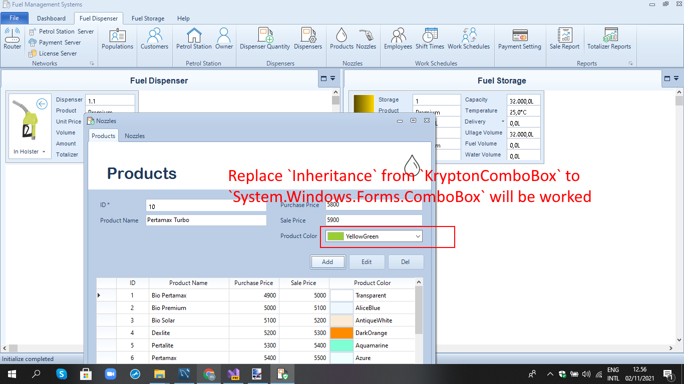 [Bug]: Colors ComboBox problem · Issue #362 · Krypton-Suite/Standard-Toolkit · GitHub