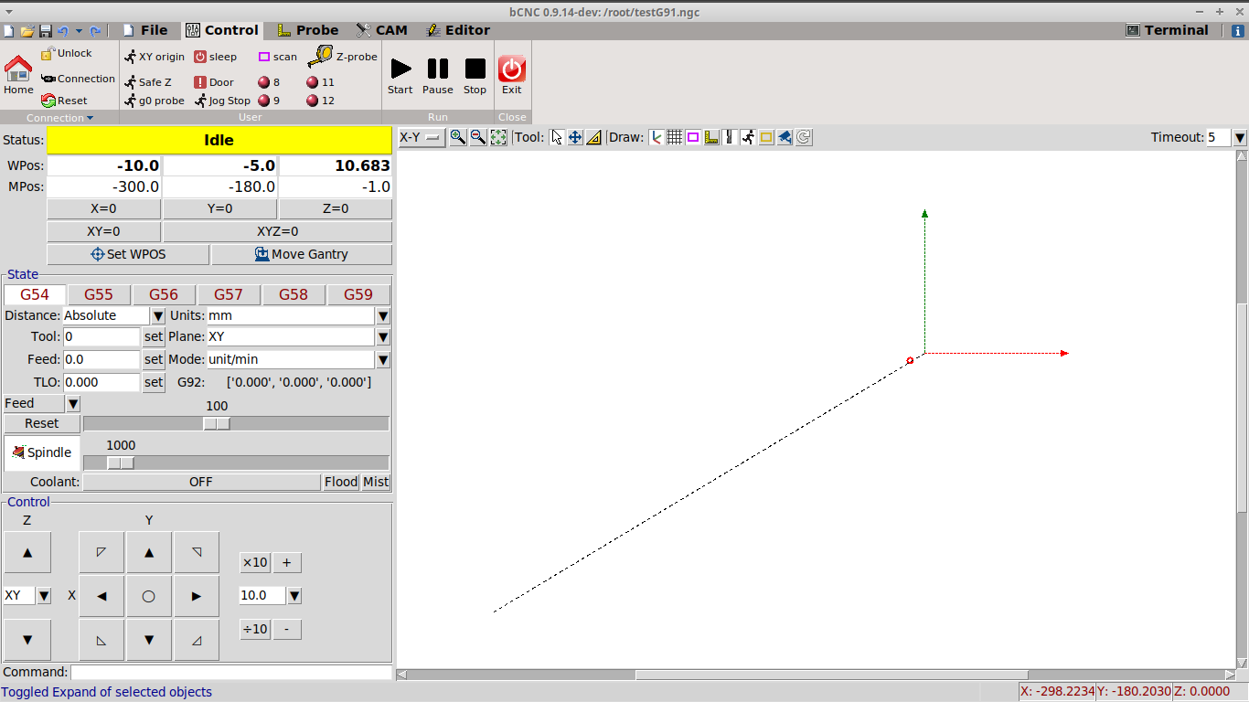 Bad visualization of G53 moves · Issue #1485 · vlachoudis/bCNC · GitHub