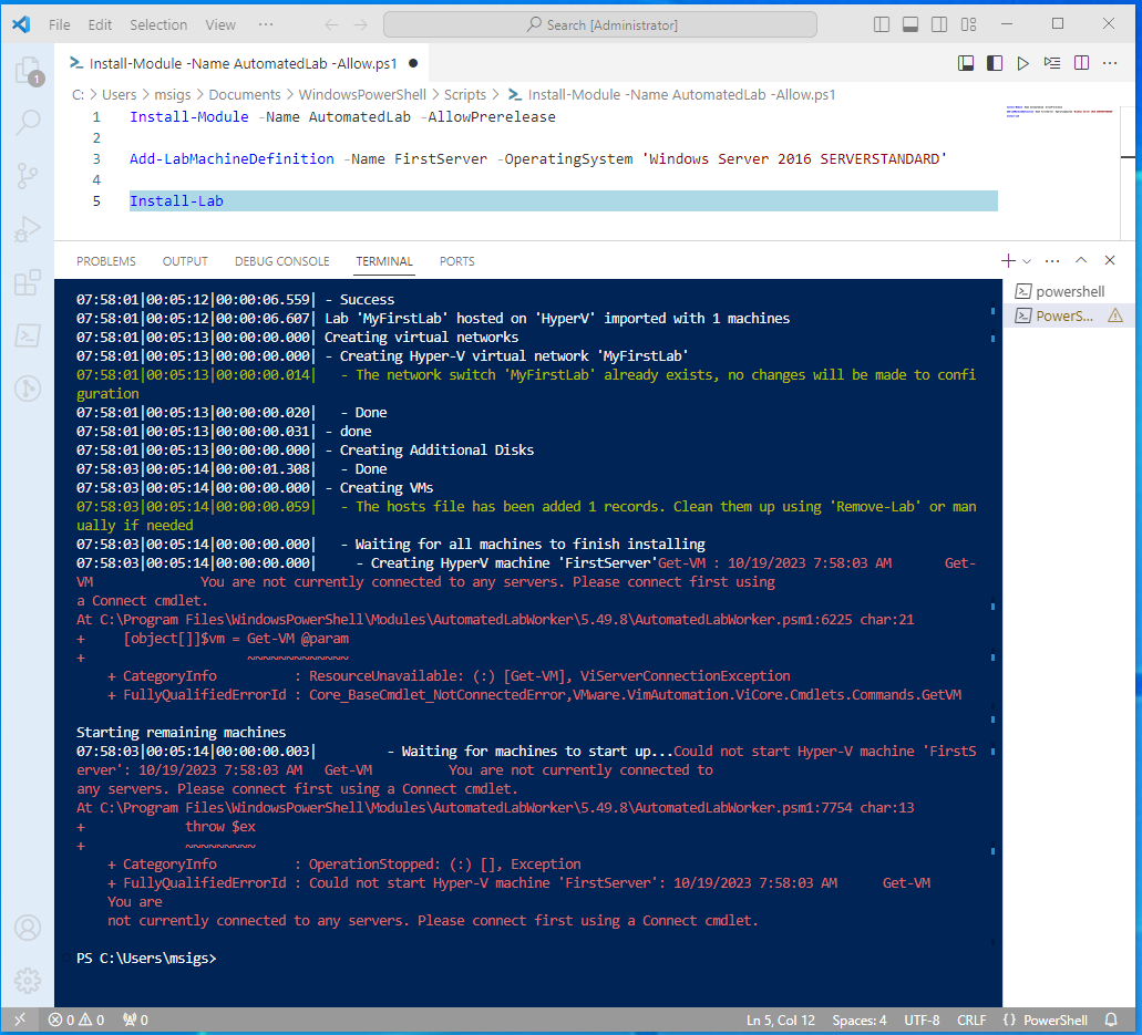 Error creating VM · Issue #1560 · AutomatedLab/AutomatedLab · GitHub