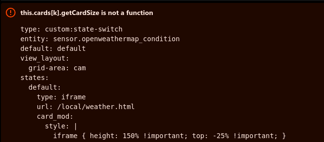 this.cards[k].getCardSize is not a function · Issue #110 · thomasloven/lovelace-state-switch ...