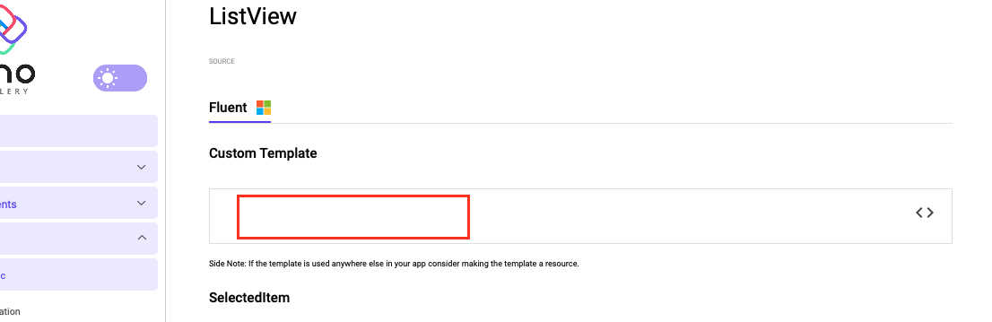 [macOS][ListView] Custom Template sample is missing · Issue #160 ...