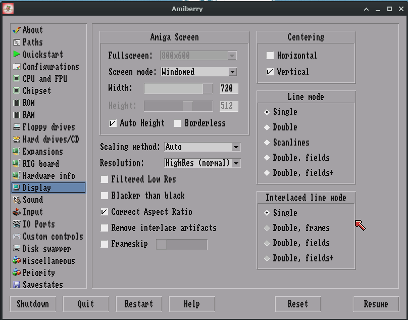 Banshee (AGA) - Shifting screen · Issue #887 · BlitterStudio/amiberry · GitHub
