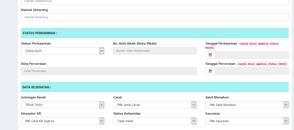 Tambah data statistik Kehamilan pada menu Statistik > Statistik Kependudukan · Issue #2645 ...