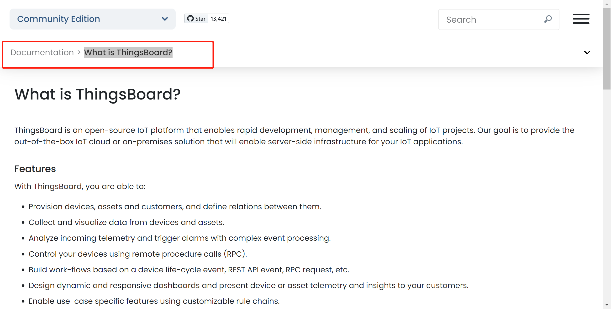 [Question] why the directory on https://thingsboard.io/ is missing? · Issue #8318 · thingsboard ...