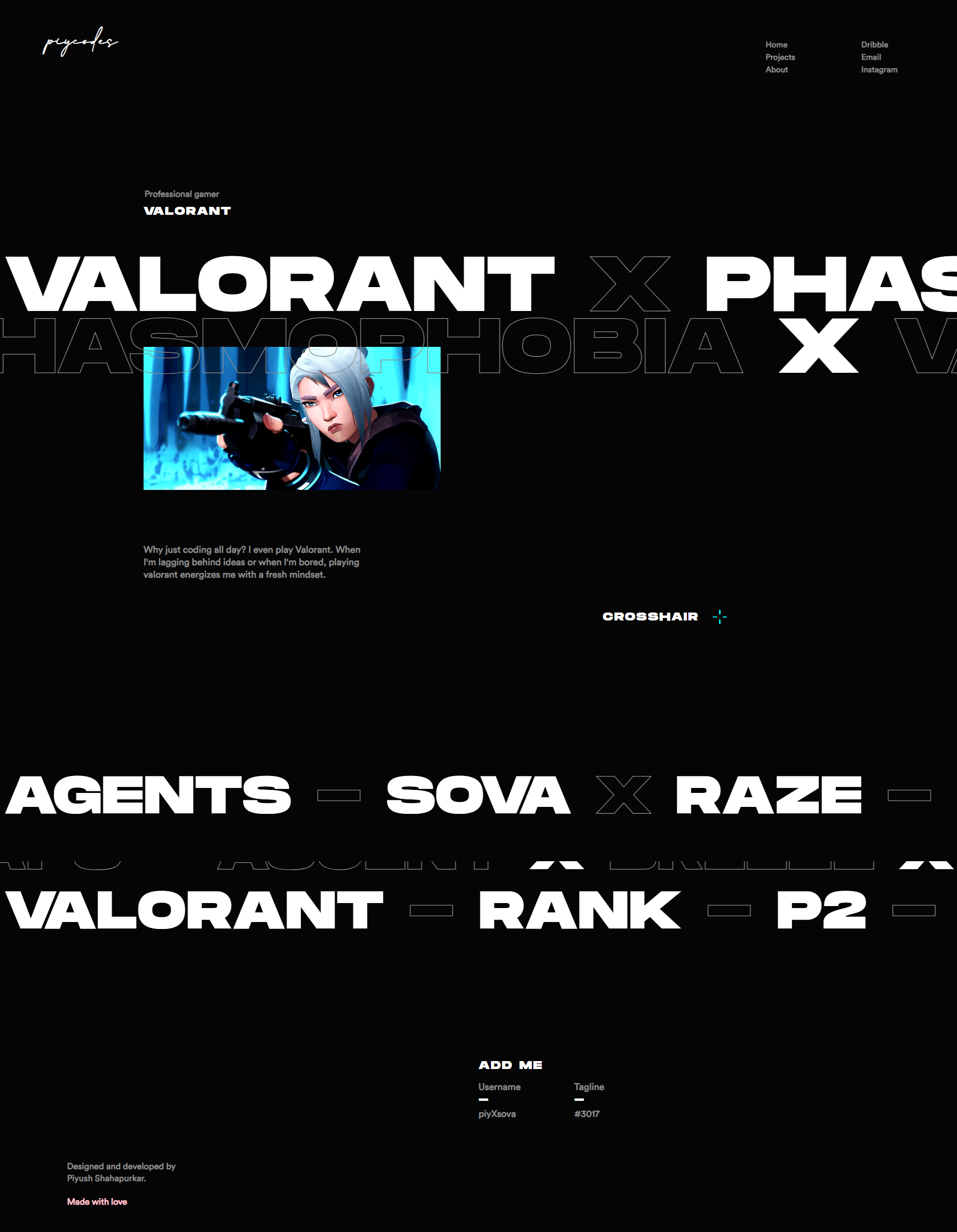 GitHub - piyushblox/Portfolio-2020: A Functional Portfolio website.