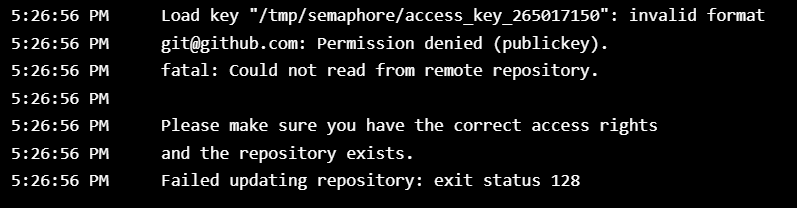 Semaphore Does Not Recognize The Ssh Key While Cloning A Github Repo · Issue 969 · Semaphoreui 
