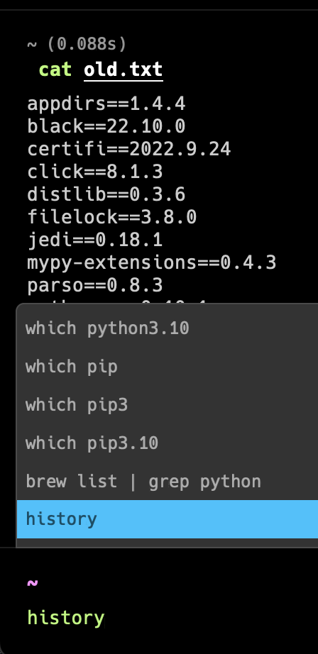 Commands does not always go to history · Issue #2022 · warpdotdev/Warp · GitHub
