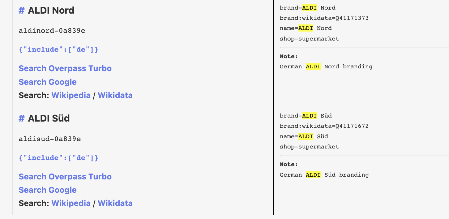 Incorrect name=ALDI Nord/ALDI Süd for shop=supermarket in Germany · Issue #8406 · osmlab/name ...