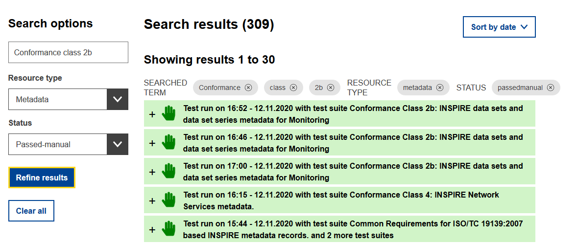 New UI of the INSPIRE Reference Validator - feedback · Issue #443 ...
