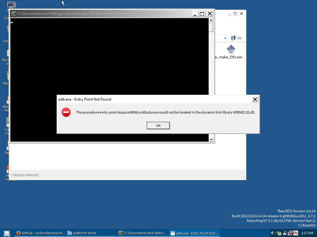 ReactOS support · Issue #63 · corbindavenport/nexus-tools · GitHub