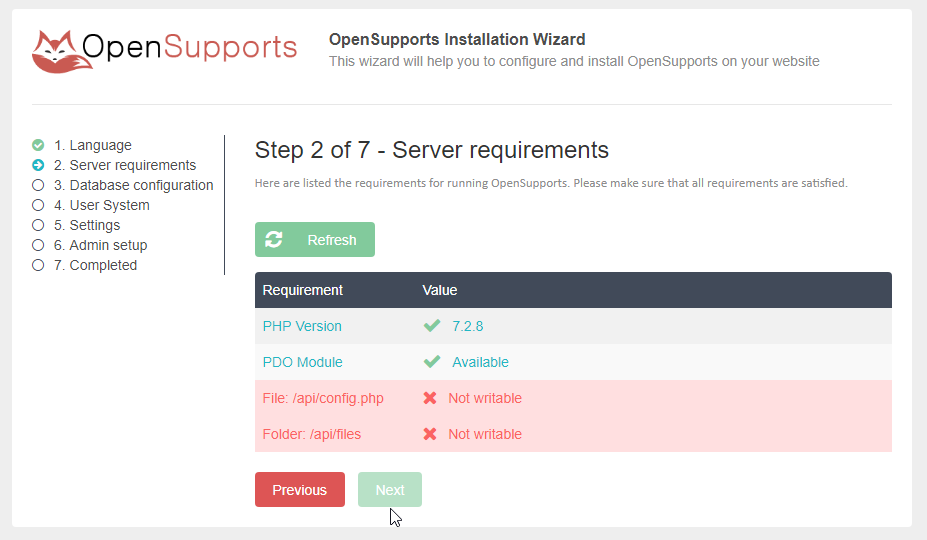 problem with step 2 · Issue #256 · opensupports/opensupports · GitHub