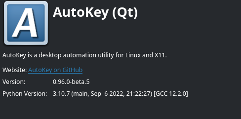 No uppercase letters · Issue #20 · autokey/autokey · GitHub