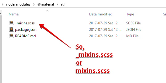 ERROR: File to import not found or unreadable: @material/rtl/mixins ...