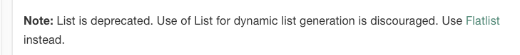 What List is deprecated? Where is FlatList in you lib? · Issue #2145 ...