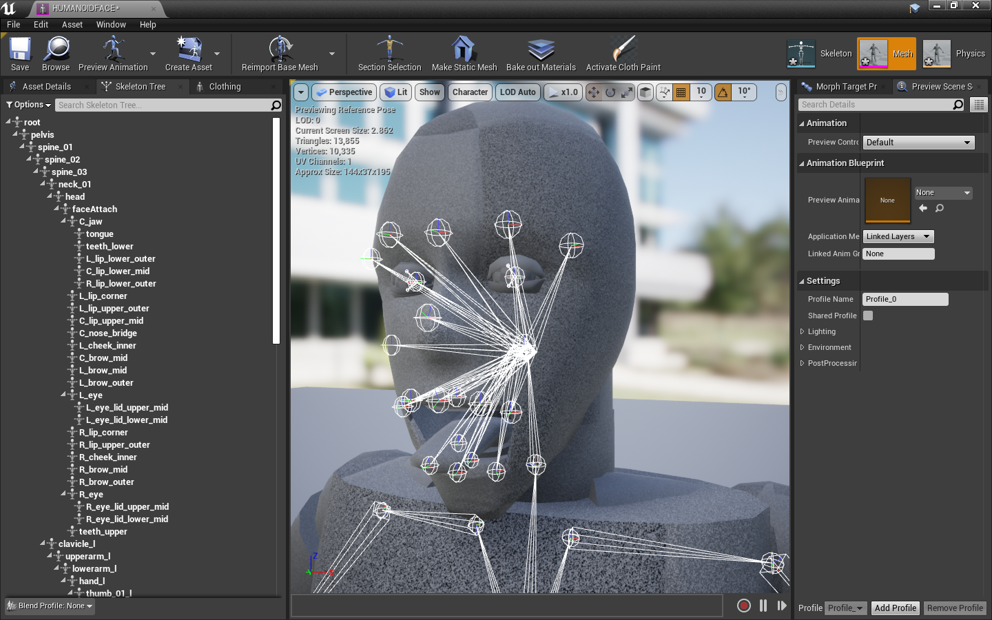 Humanoid Face Rig · Issue 7 · Anasrar Blender Ue4 Workspace · Github