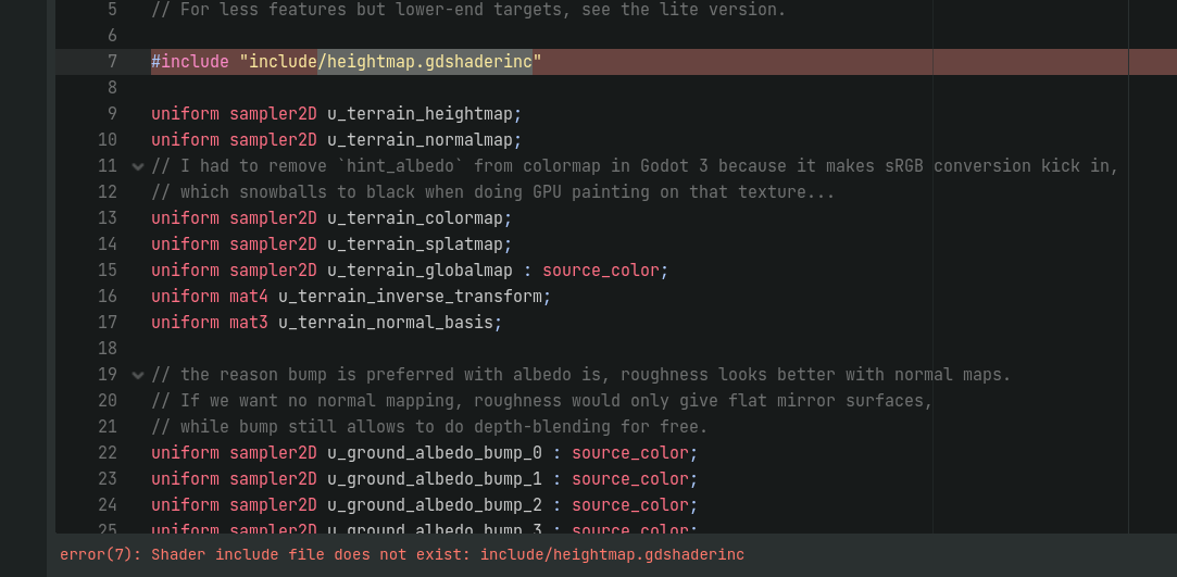 Many Custom Shader parameters missing from the Inspector panel. · Issue ...