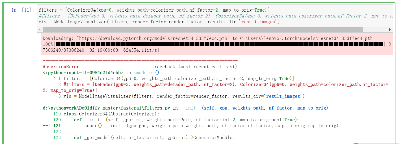 Create install/guidance for cpu rendering · Issue #40 · jantic/DeOldify · GitHub