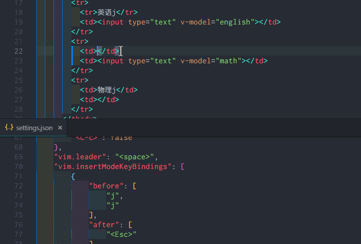 vim.insertModeKeyBindings Conflict with Chinese input method · Issue #3673 · VSCodeVim/Vim · GitHub