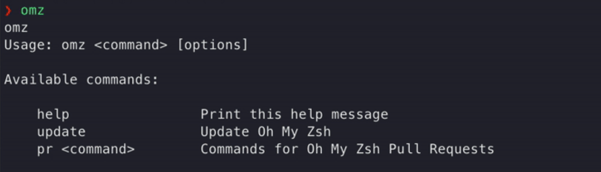 Why doesn't the `omz update` command work? · Issue #9175 · ohmyzsh/ohmyzsh · GitHub