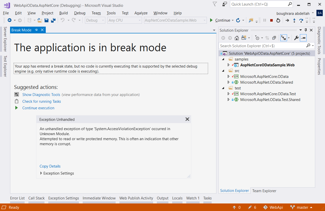 Sehexception Efcore 2 0 2 · Issue 26083 · Dotnet Runtime · Github