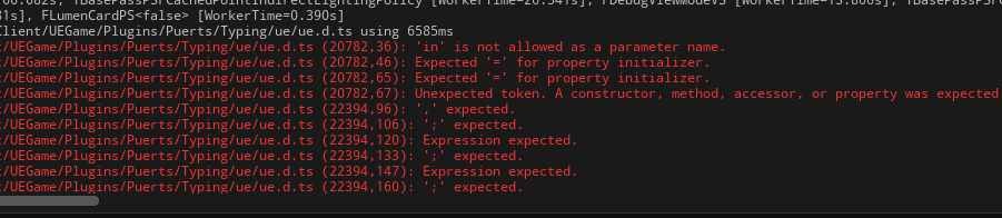 [unreal] 兼容导出时函数参数为ts关键字的情况 · Issue #817 · Tencent/puerts · GitHub