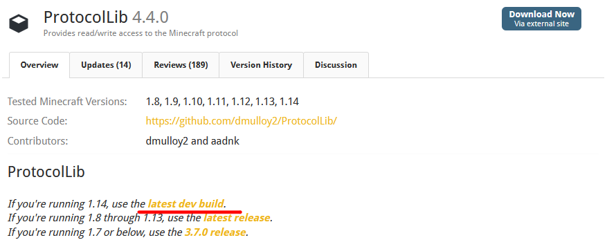 [Question] ProtocolLib 4.5.0? · Issue #757 · re-ovo/Matrix-Issues · GitHub