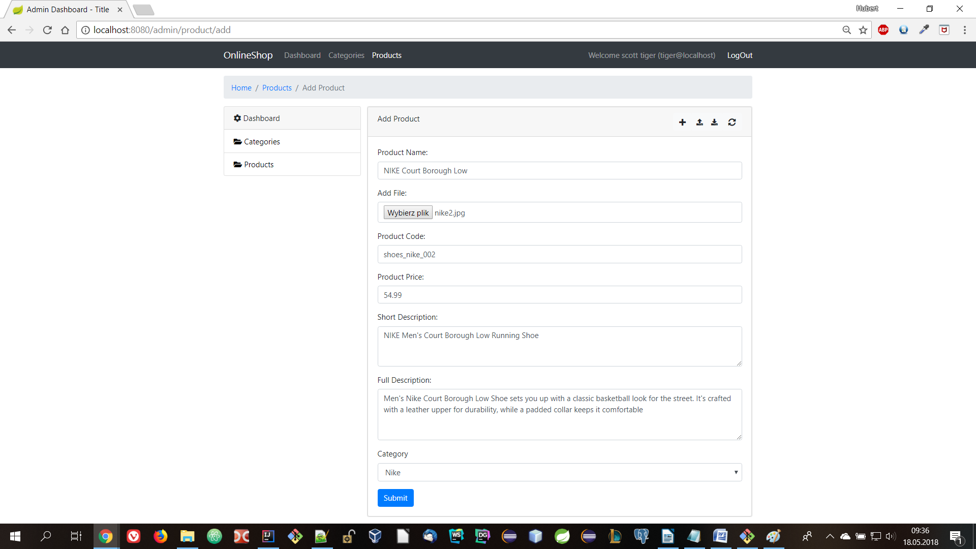 GitHub - hubswi1990/OnlineShop