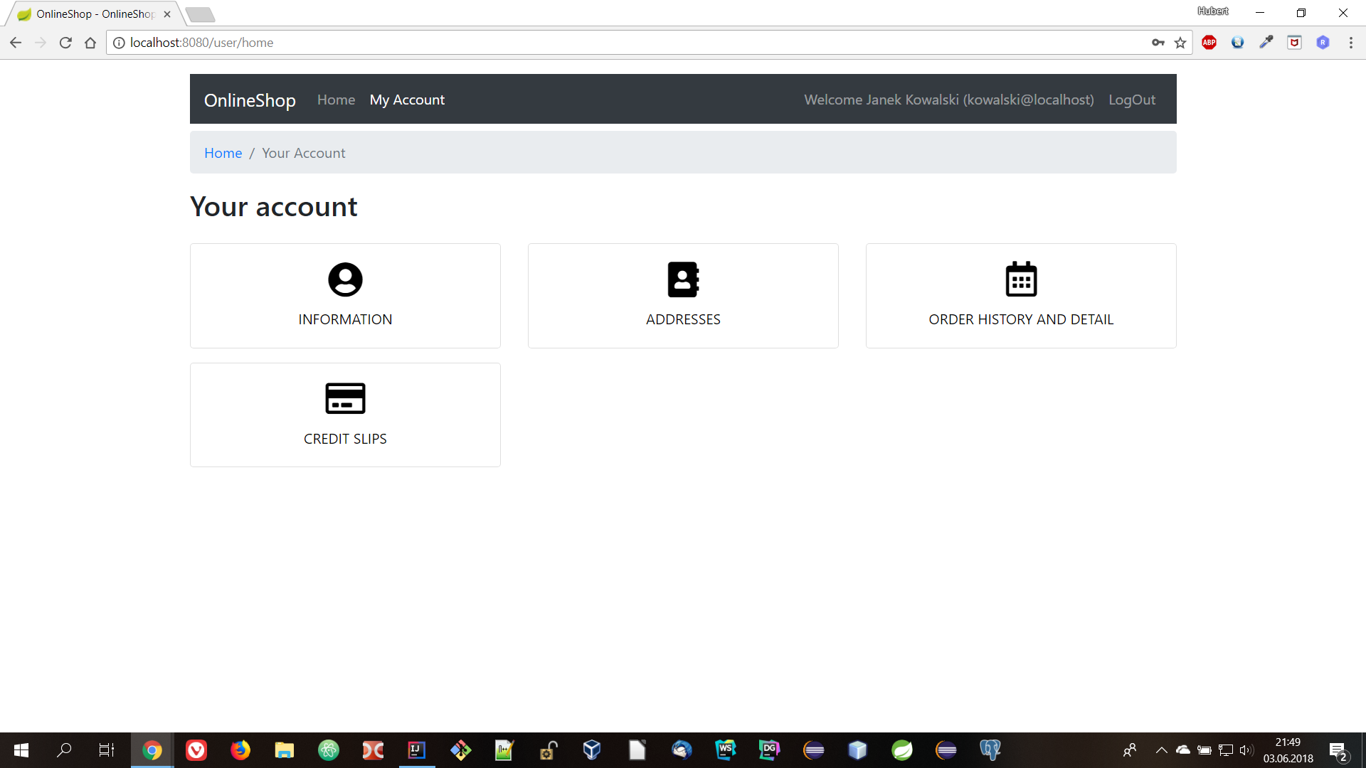 GitHub - hubswi1990/OnlineShop