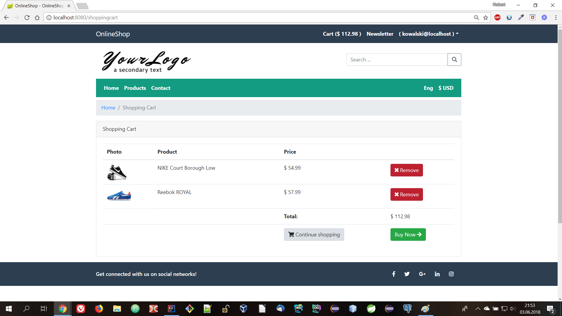 GitHub - hubswi1990/OnlineShop