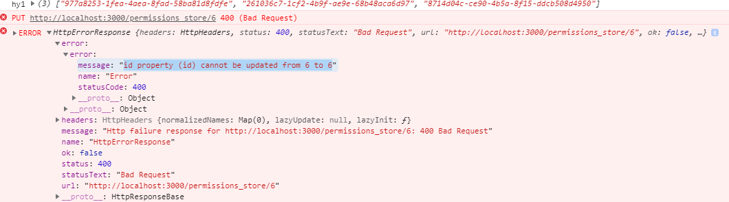 Bad Request Error 400 In Put Request · Issue 3938 · Loopbackio Loopback Next · Github