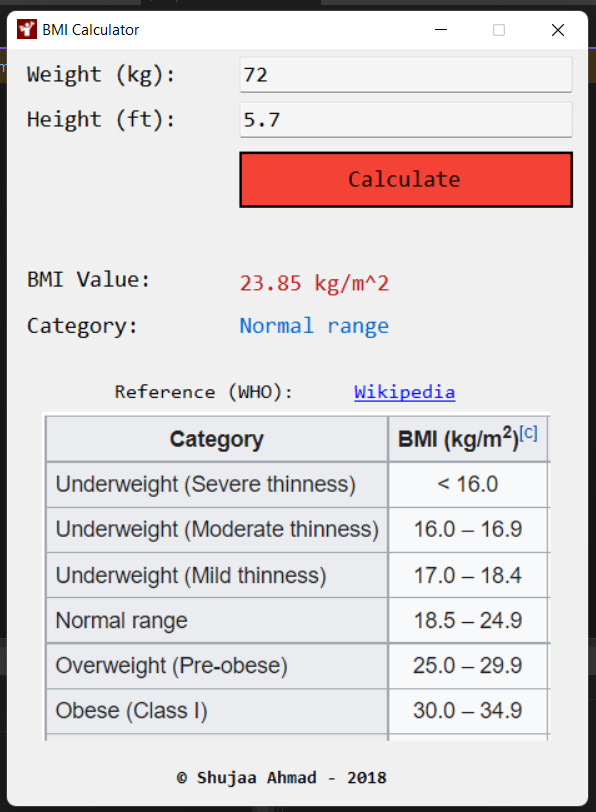 GitHub - shujaa25/bmi_calculator_desktop: A simple desktop application ...