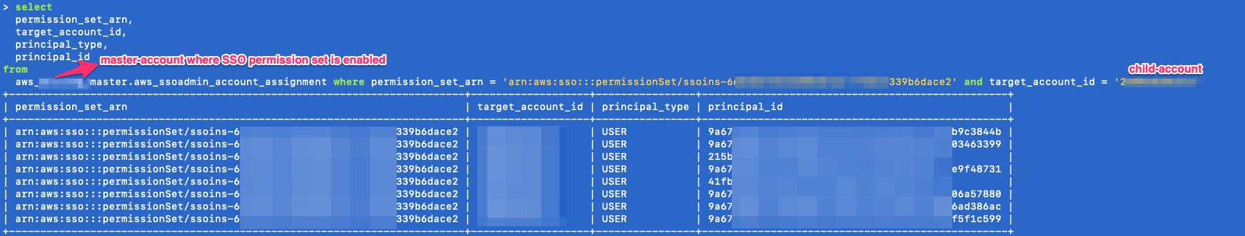 [Turbot / AWS] table 'aws_ssoadmin_account_assignment' doesn't work for IAM Identity Center ...