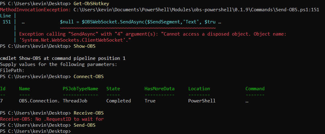 Cannot Get The Package To Work · Issue 140 · Startautomatingobs Powershell · Github