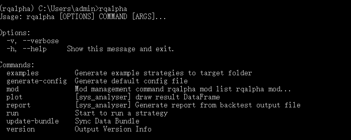 Error: No such command 'download-bundle'. · Issue #594 · ricequant/rqalpha · GitHub
