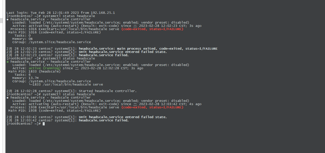 scale 启动失败 · Issue #1240 · juanfont/headscale · GitHub