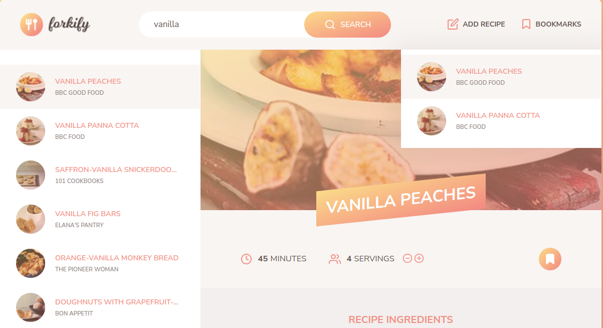 GitHub - davidkiama/Forkify