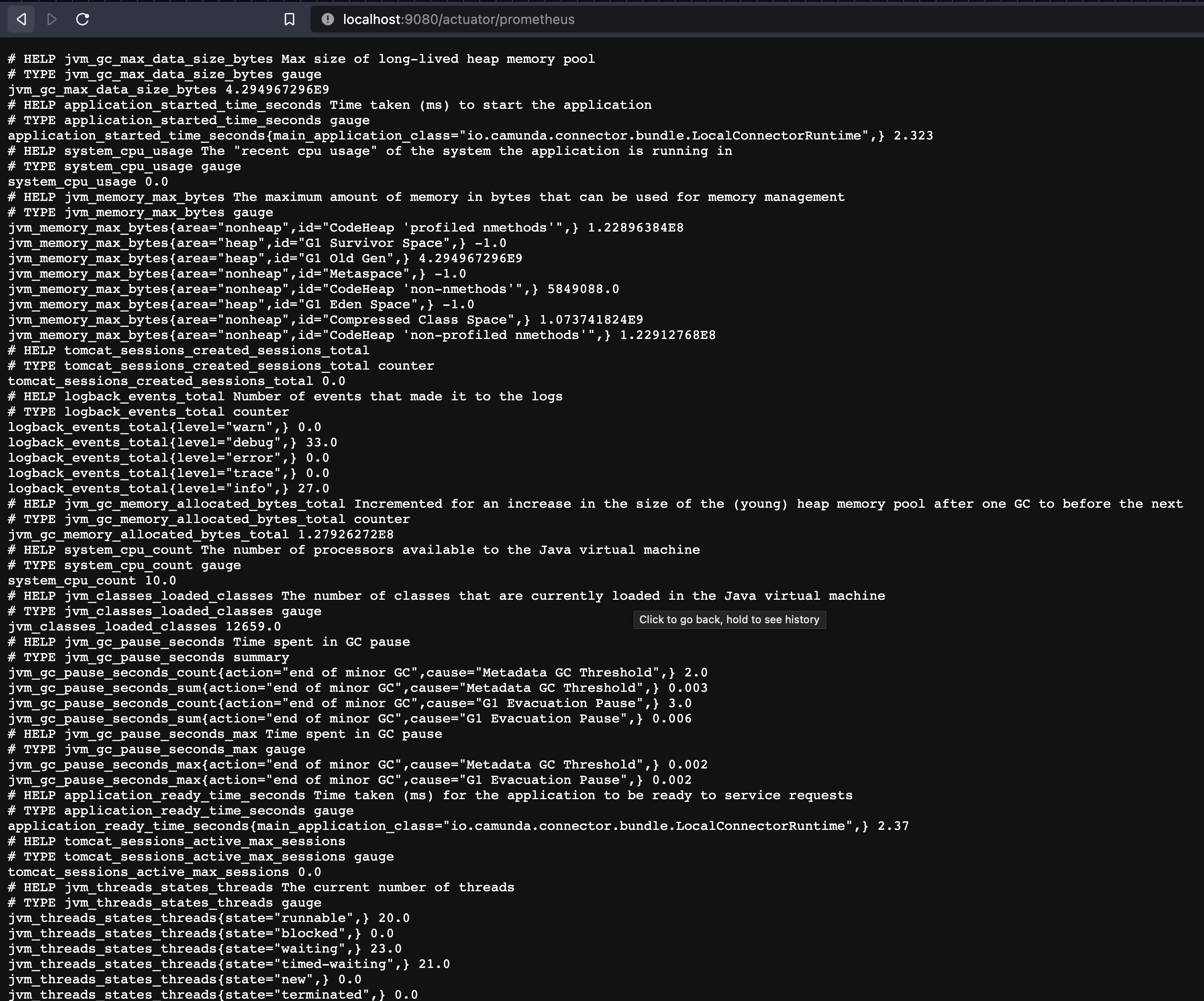 fix(metrics): Restore default actuator metrics (e.g. `jvm`) by ...