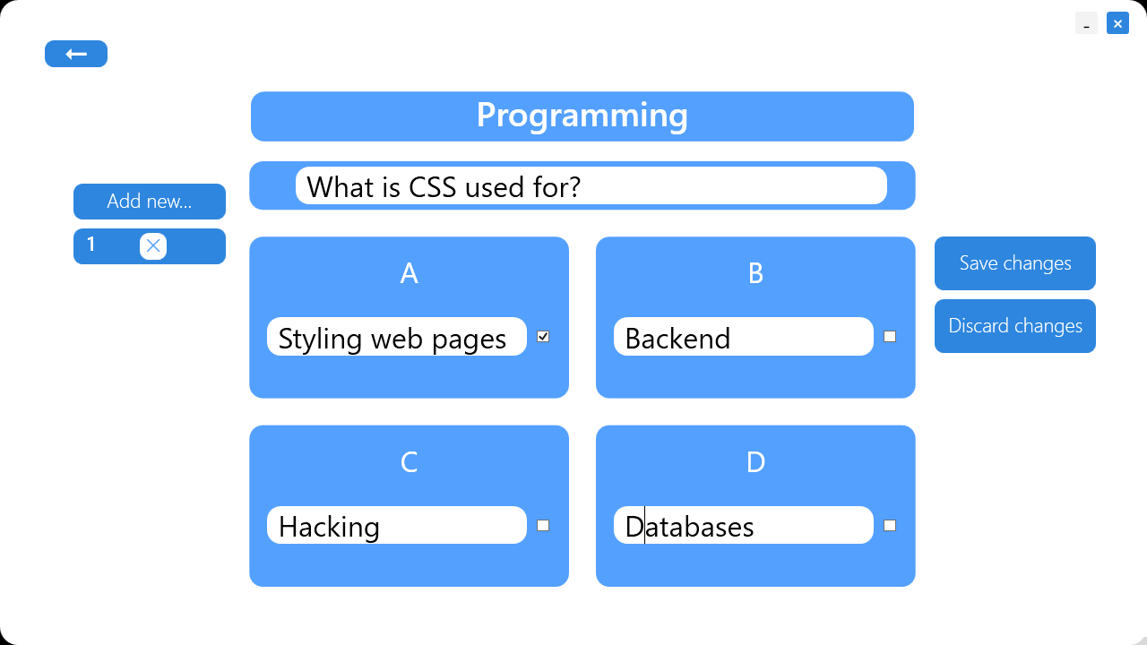 GitHub - FriZiii/quiz-wpf