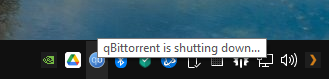 Can't restart/shut down/log off Windows 10 - torrent progression is ...