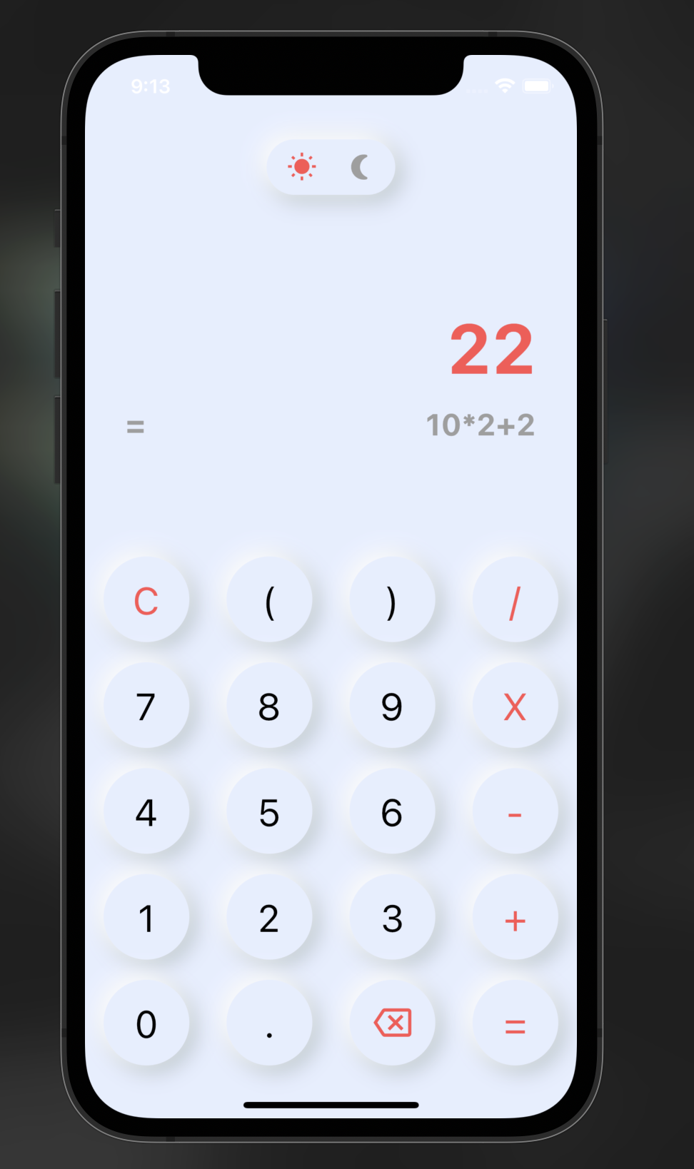 GitHub - mri999/Neumorphism-Calculator-UI: Neumorphism theme based calculator UI
