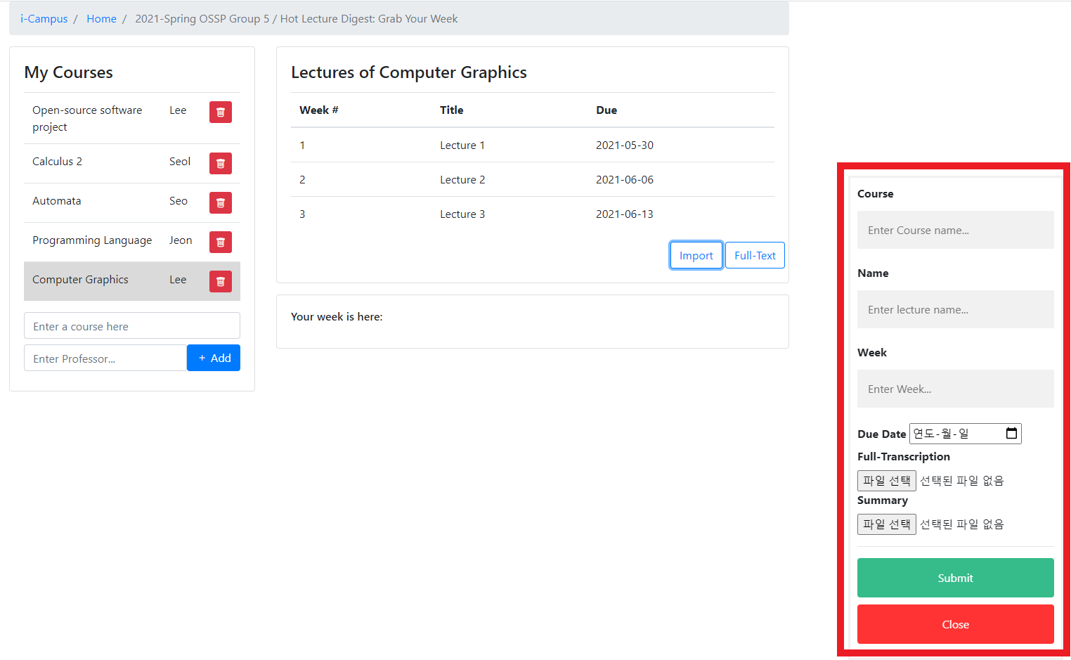 GitHub - DENGARDEN/hot-lecture-digest: Desktop app for lecture summarization