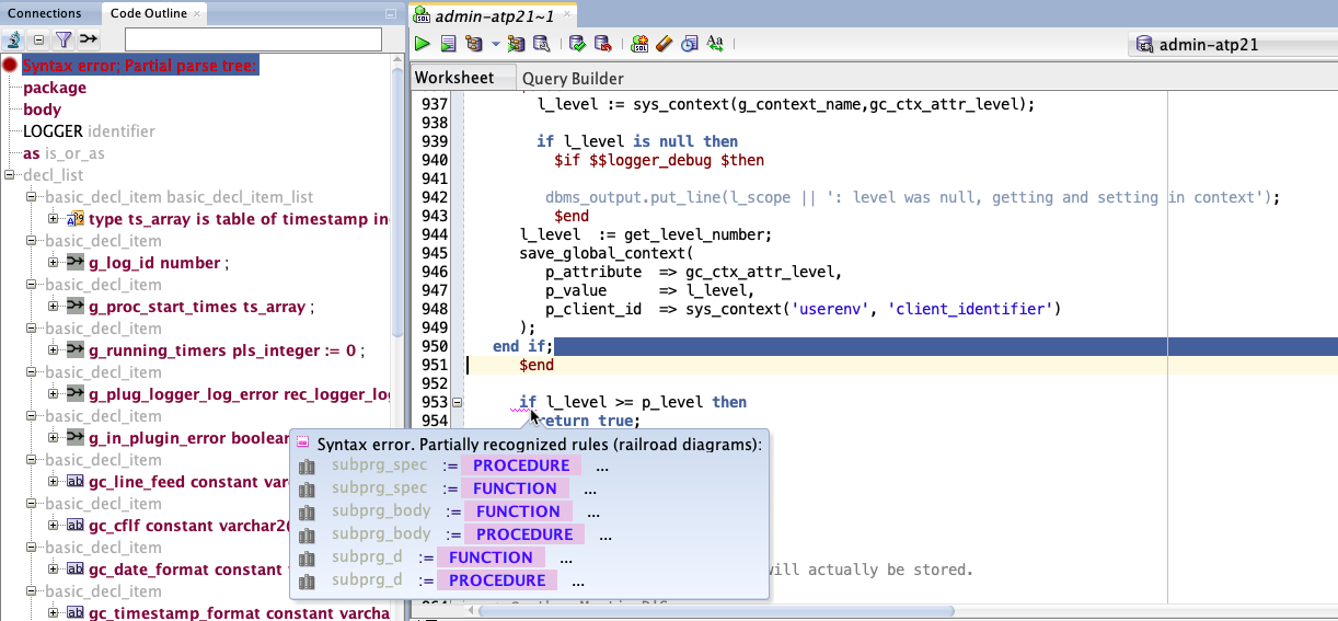 Potential Issue With Conditional Compilation · Issue 96 · Trivadisplsql Formatter Settings